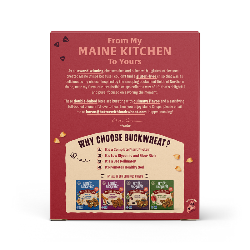 Gluten-Free Cranberry Almond Crackers | The Maine Crisp Co. - Maine ...
