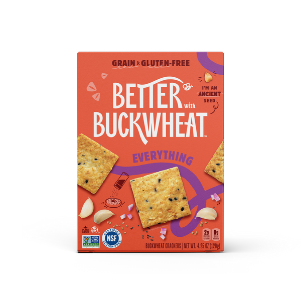 Better with Buckwheat Crackers - Maine Crisp Company