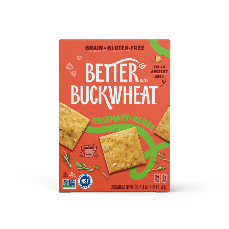 Better with Buckwheat Crackers - Maine Crisp Company