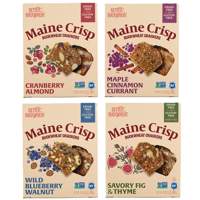 Gluten-Free Cranberry Almond Crackers | The Maine Crisp Co. - Maine ...