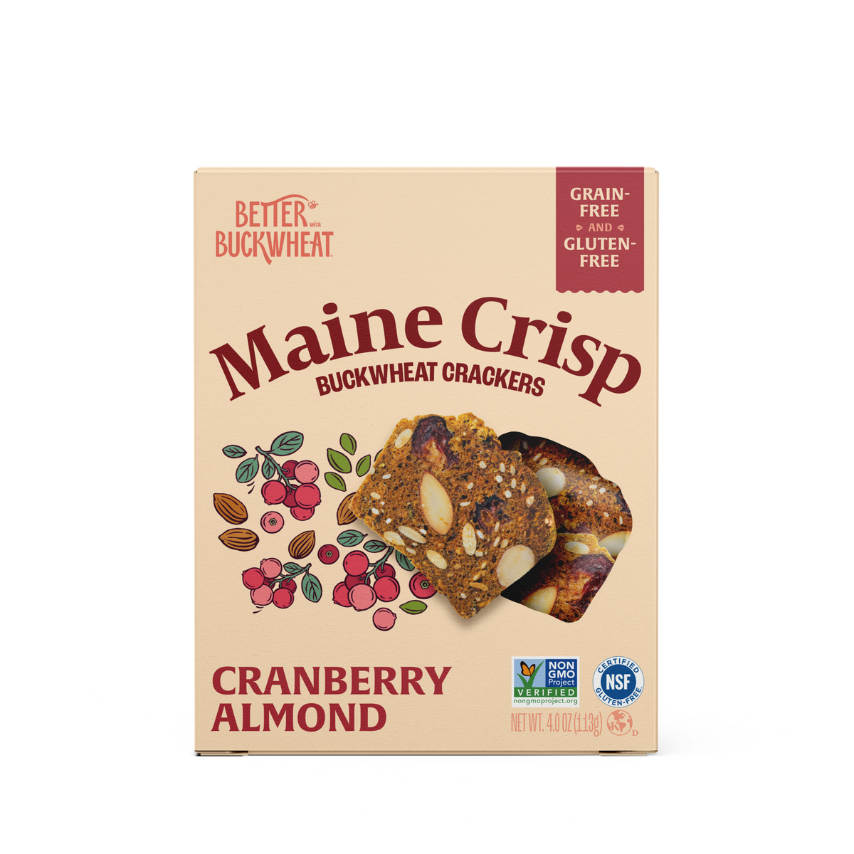 Maine Crisp Co. | Gluten Free Buckwheat Crackers Handmade in Maine