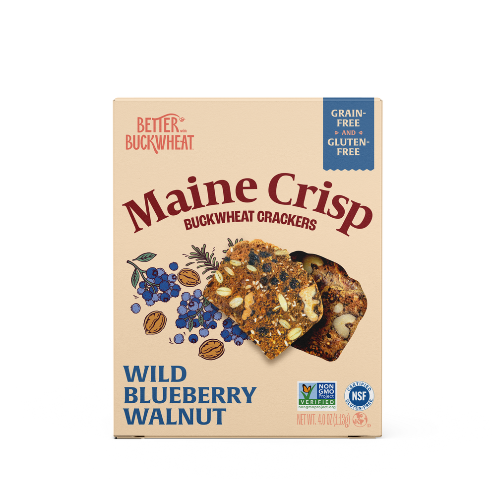 Wild Blueberry Walnut Gluten-Free Crackers | The Maine Crisp Co ...